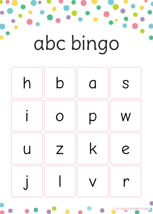 Free Alphabet Bingo Game Printable Fun Download Free Printable Free Alphabet Bingo Game Printable Fun Download Free Printable